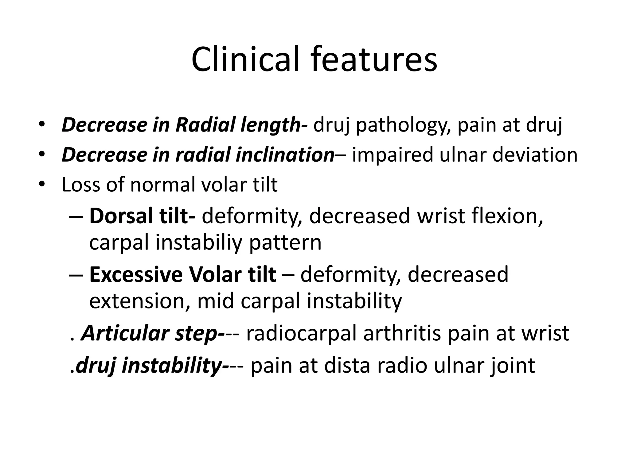 Distal radius malunion , correction | PPT
