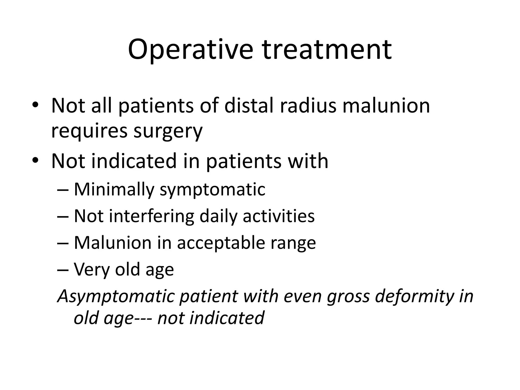Distal radius malunion , correction | PPT
