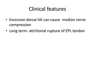 Distal radius malunion , correction | PPT