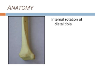 Distal tibia fractures | PPTX