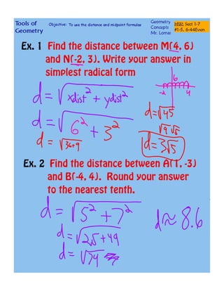 Distance and Midpoint Formulas Concepts.pdf