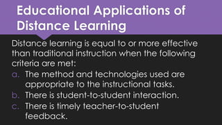 Distance learning-and-alternative-delivery-mode-final | PPTX