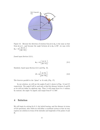 Via Geometric Algebra: Direction and Distance between Two Points on a ...