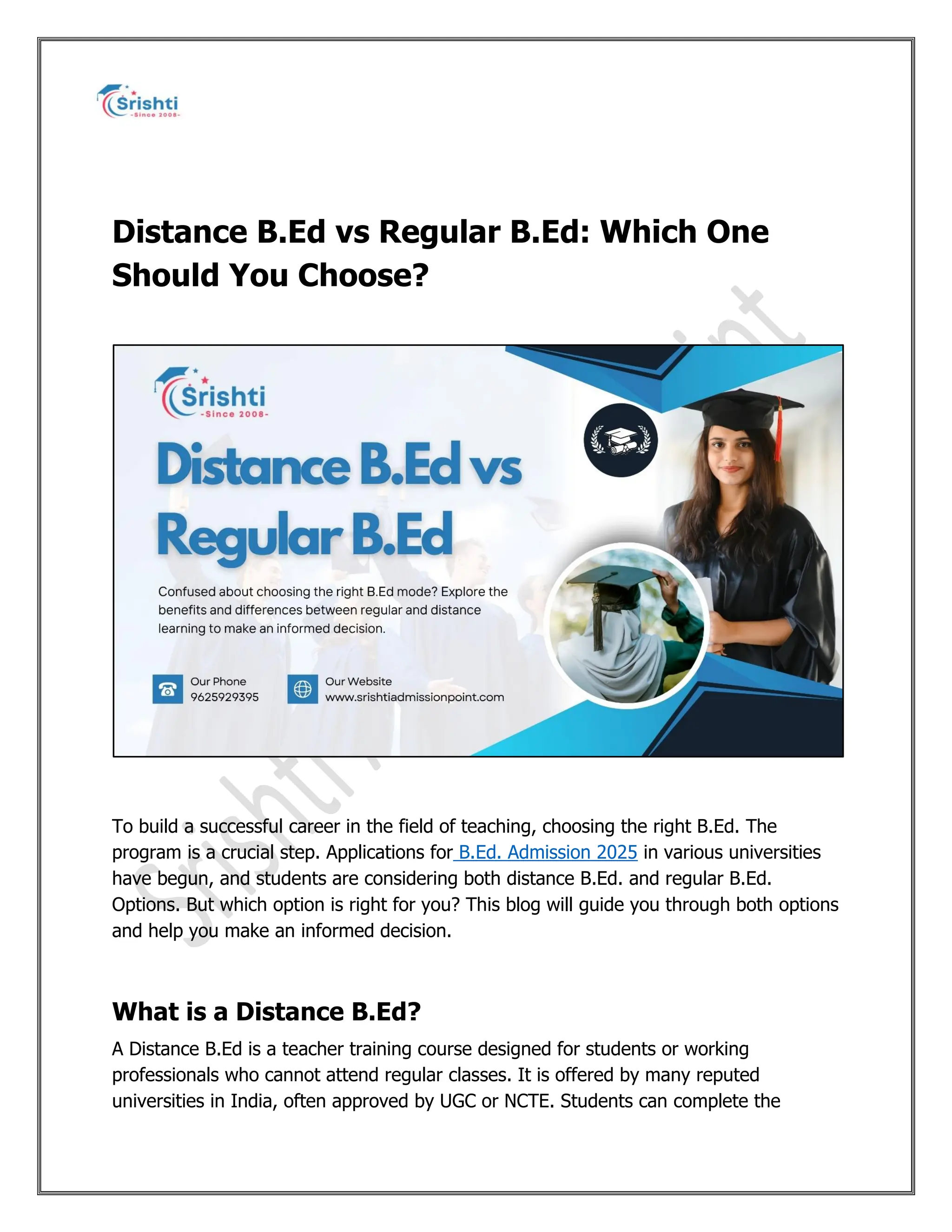 Distance B.Ed vs Regular B.Ed Which One Should You Choose.pdf