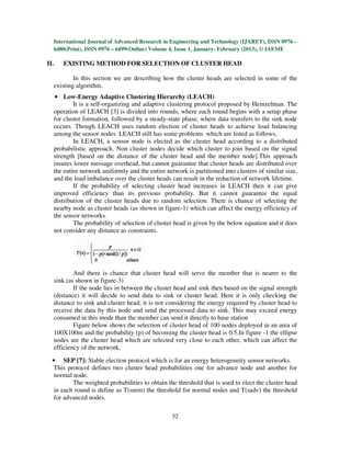 Distance based cluster head section in sensor networks for efficient energy utilization 2 | PDF