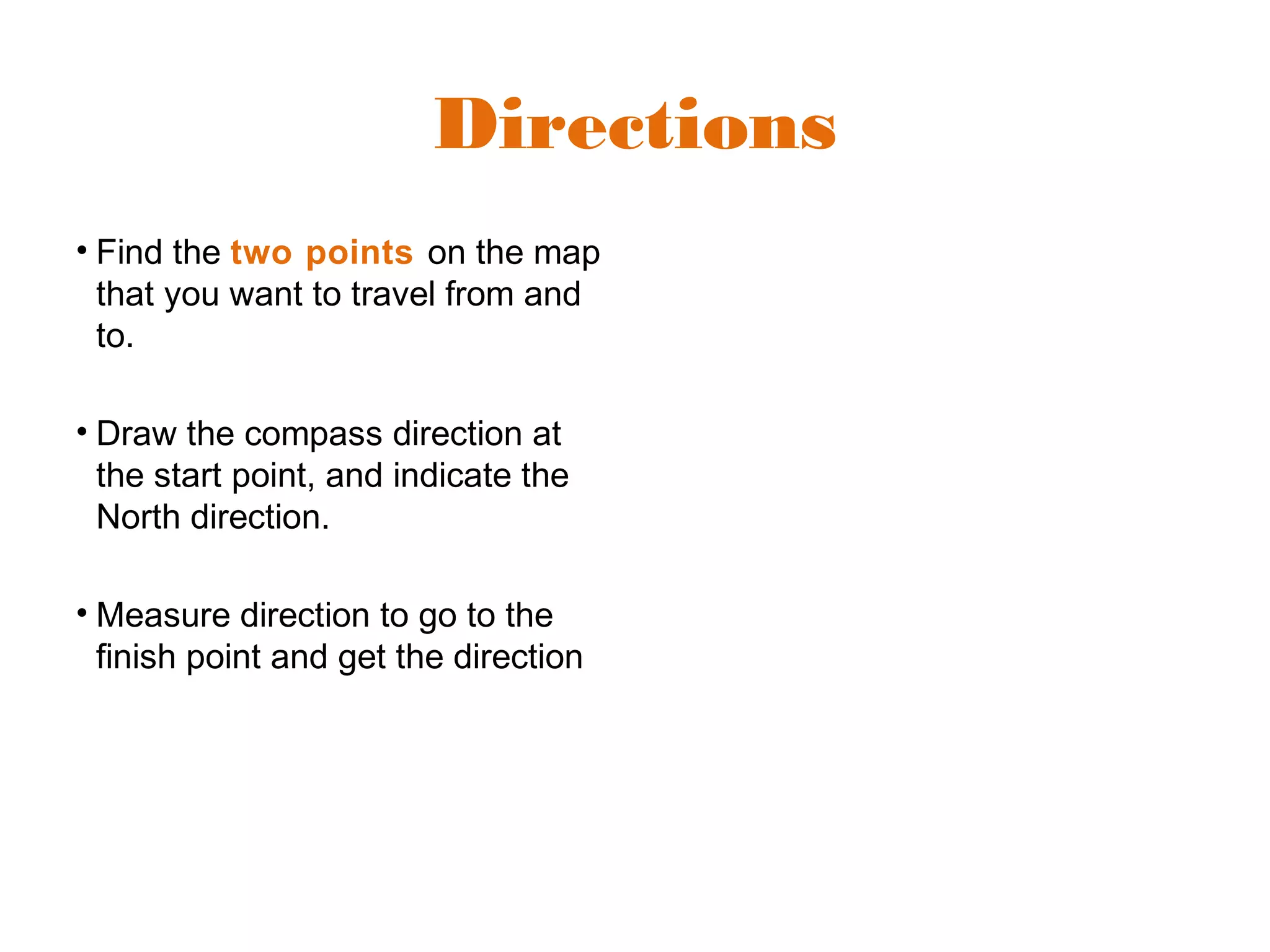 Distance, directions | PPT