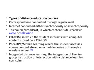 Distance Education | PPT