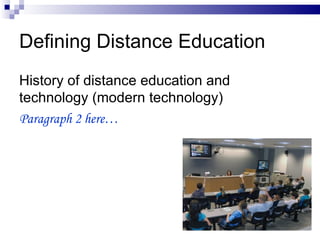 Distance education | PPT