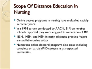 Distance education | PPT