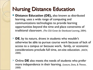 Distance education | PPT
