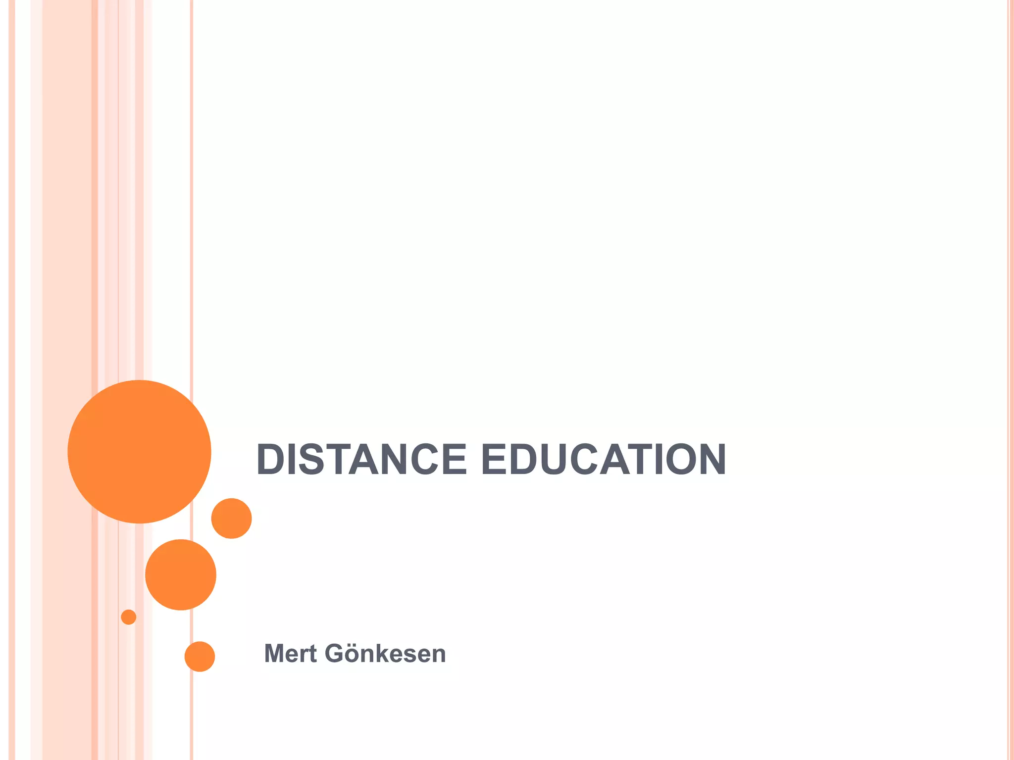 Distance education | PPT