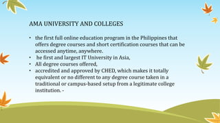 Universities and college offers distance education in the Philippines ...