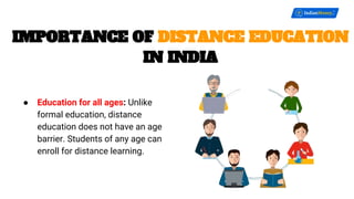 Get to Know About Complete Details on Distance Education | PPT