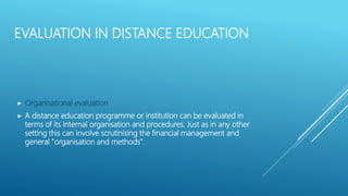 Distance education | PPTX