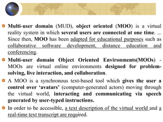 Distance Education Technologies for Students with Special Educational Needs | PPT
