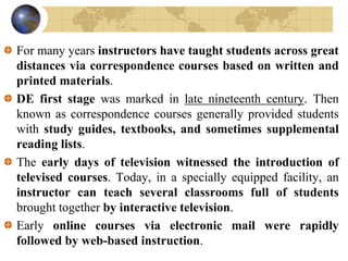Distance Education Technologies for Students with Special Educational ...