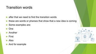 Main Idea and Supporting Details | PPT