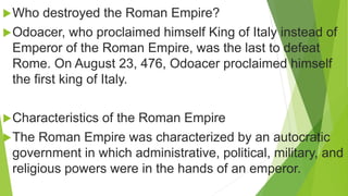 Roman Empire | PPTX