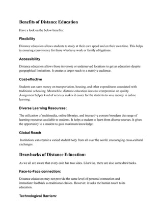 Distance Education – Definition, Evolution, Benefits, Drawbacks, and ...