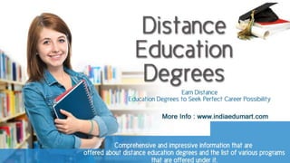 Distance Education India | PPTX