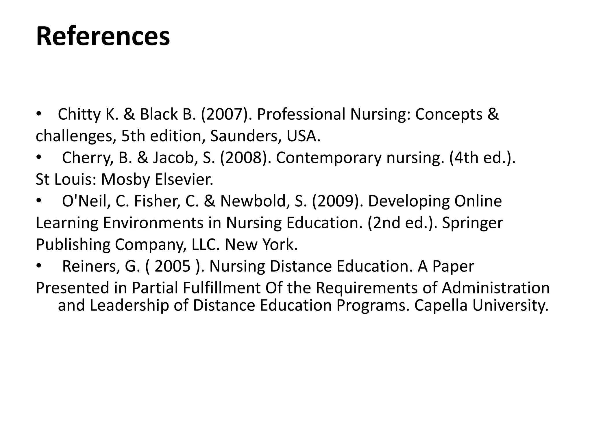 Distance education in nursing | PPTX