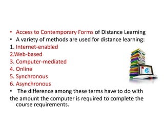 Distance education in nursing | PPTX