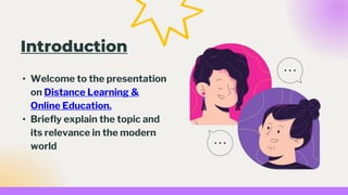Distance Education & Online Learning Presentation.pptx