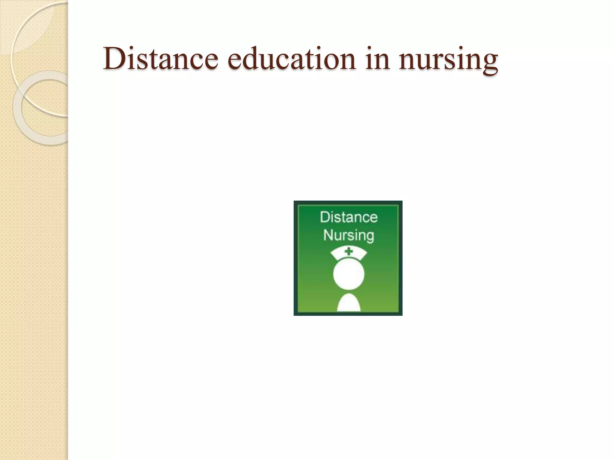 Distance education ppt | PPTX
