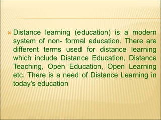DISTANCE EDUCATION_Unit_1.ppt