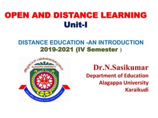 DISTANCE EDUCATION_Unit_I_2020.ppt