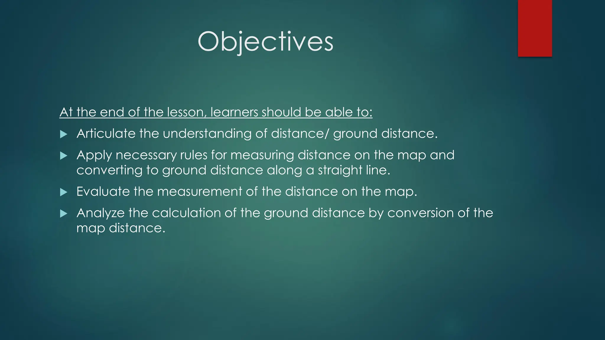 Map Skills Grade 10: Distance (Map distance - Ground distance) | PDF