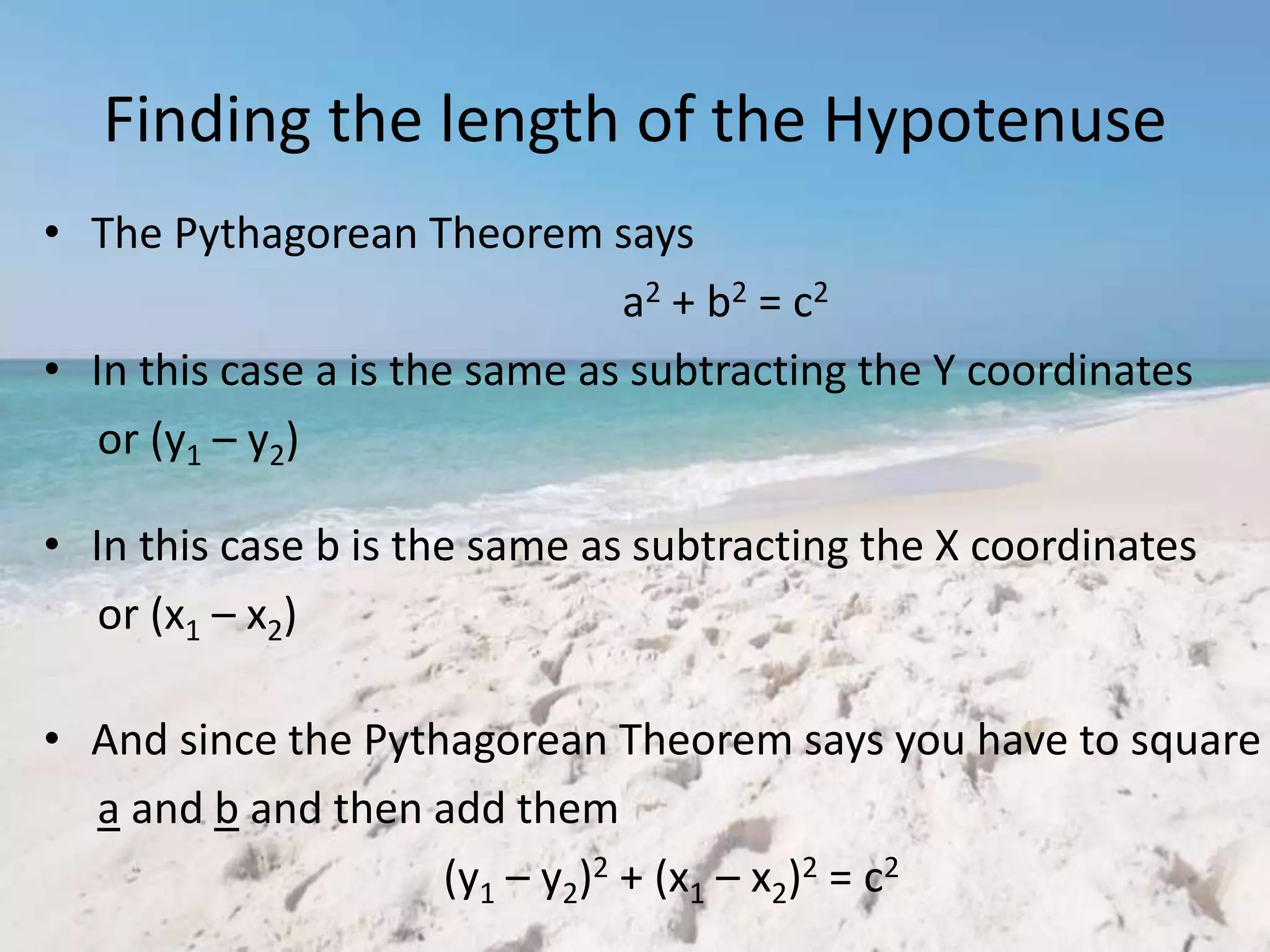 Distance formula | PPTX