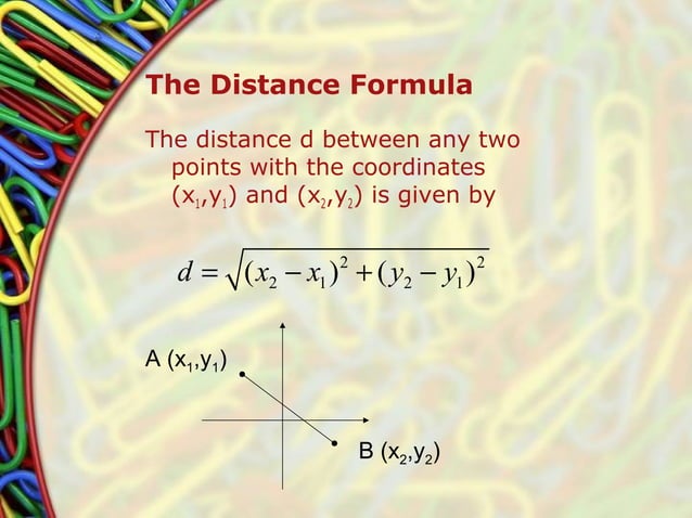 Distance formula | PPT | Physics | Science