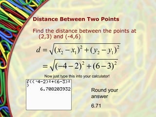 Distance formula | PPT | Physics | Science