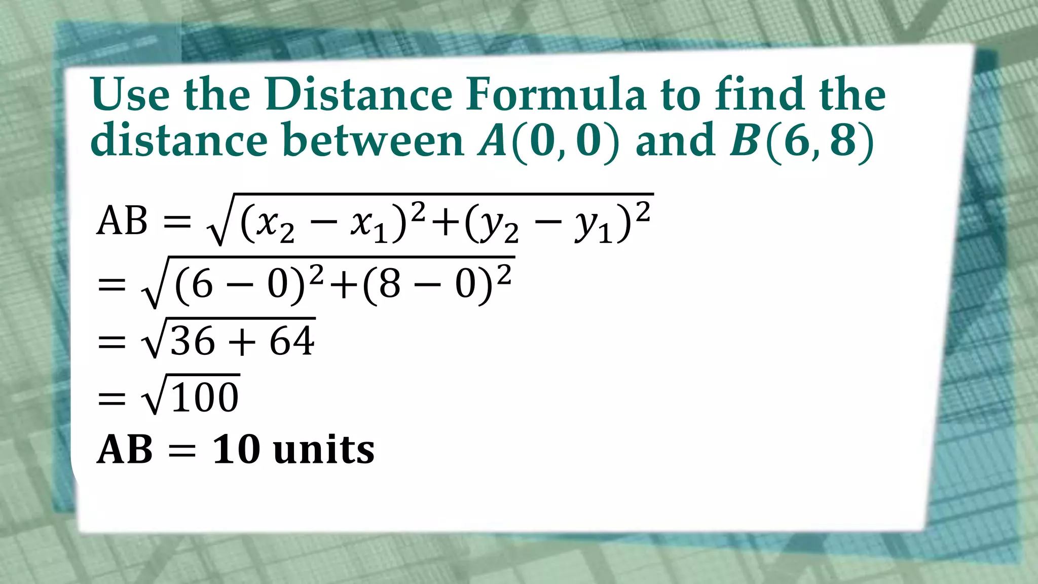 Distance Formula - PPT Presentation.pptx