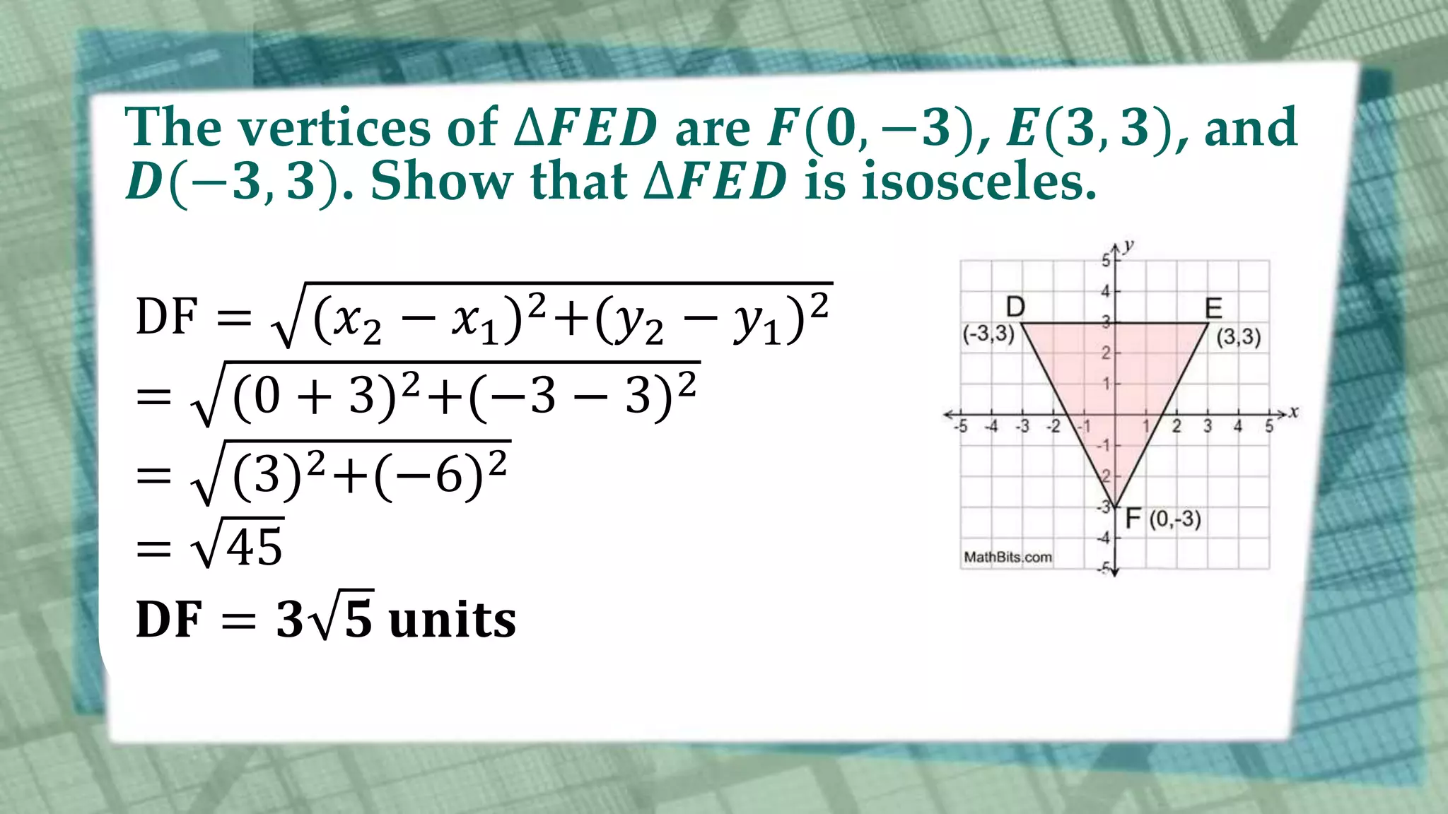 Distance Formula - PPT Presentation.pptx