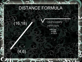 Distance formula powerpoint | ODP