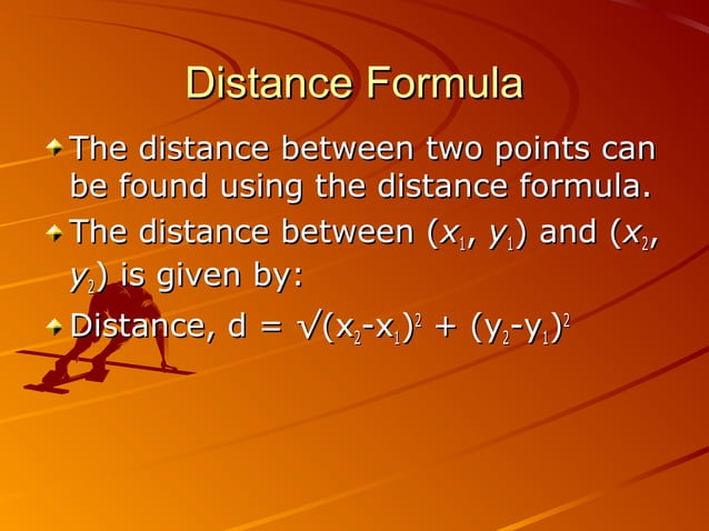 CST 504 Distance in the Cartesian Plane | PPT | Physics | Science