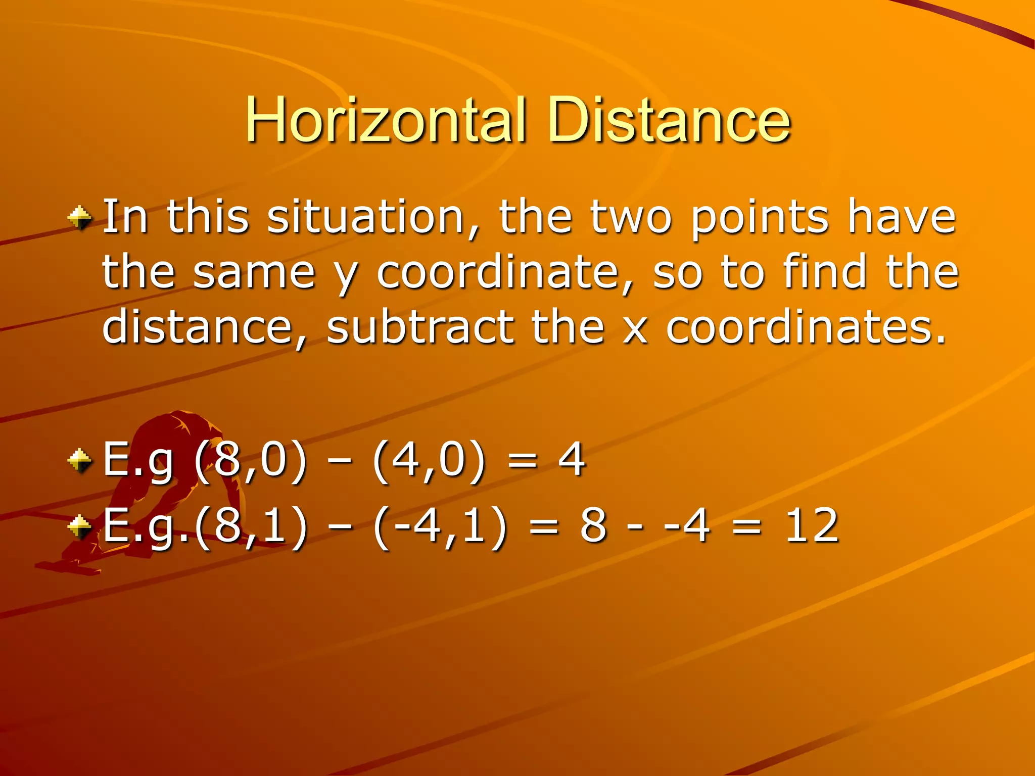 Distance in the cartesian plane | PPT