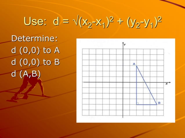 Distance in the cartesian plane | PPT | Physics | Science