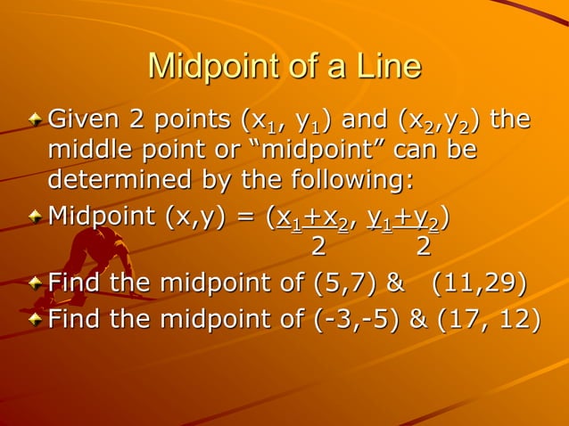 Distance in the cartesian plane | PPT | Physics | Science