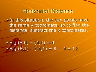 Distance in the cartesian plane | PPT
