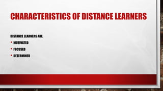 Distance learners | PPT