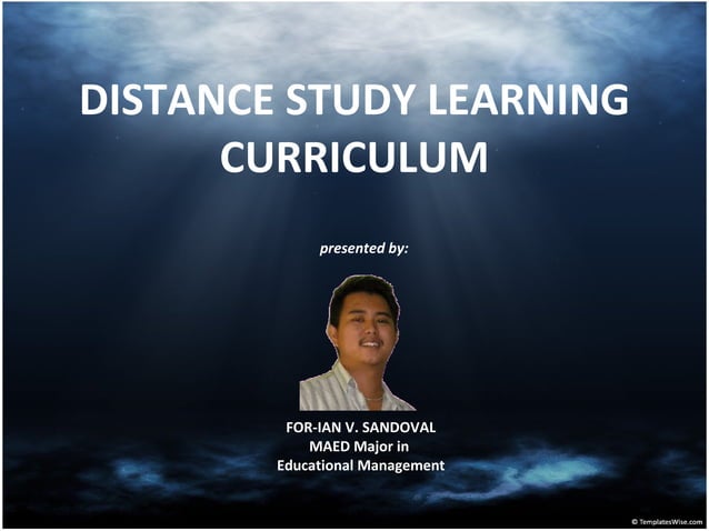 Distance Learning | PPT