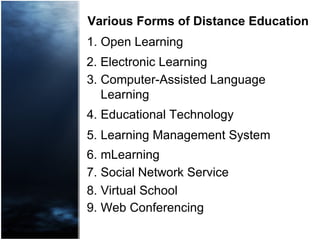 Distance Learning | PPT