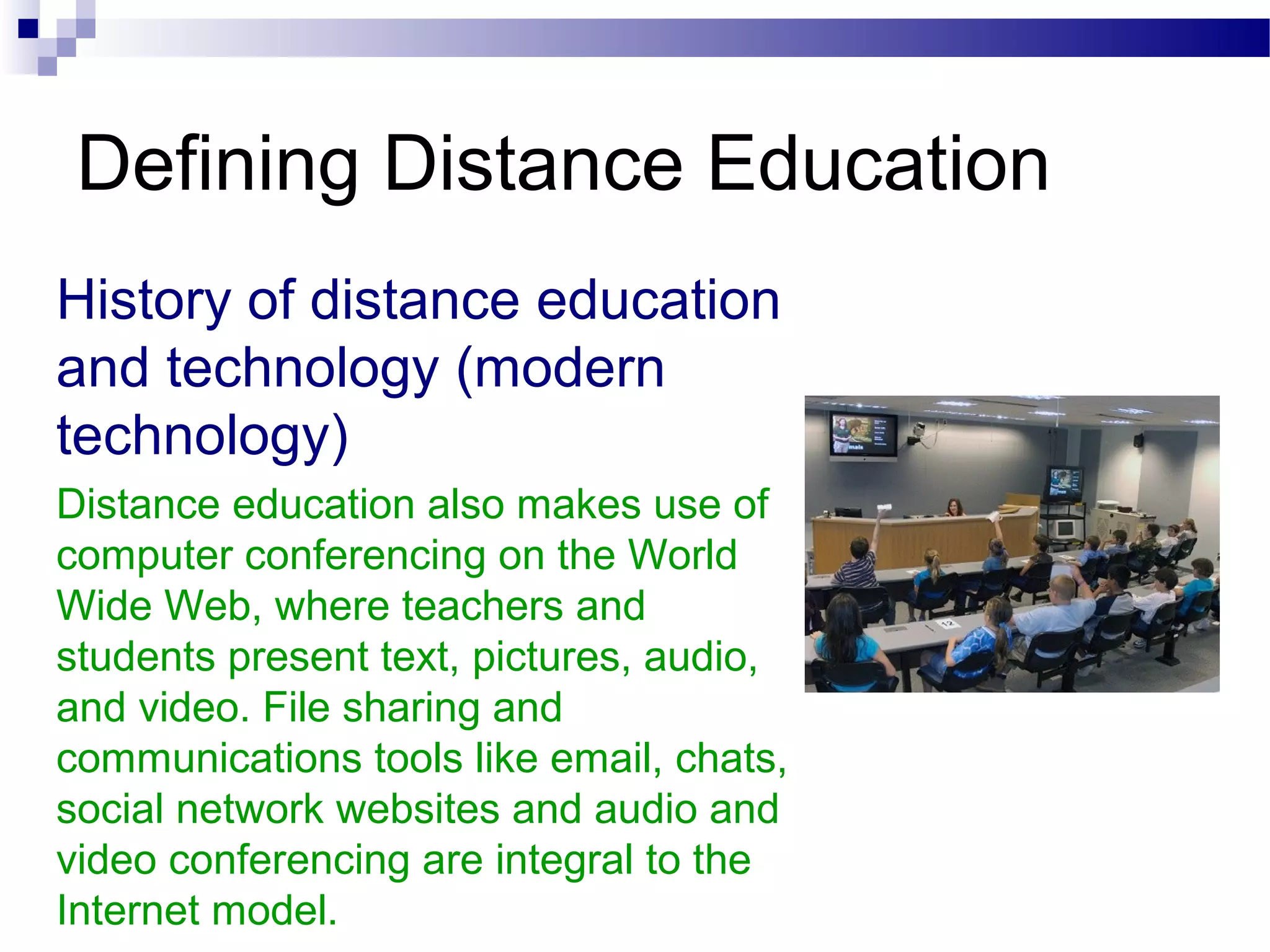 Distance learning | PPT