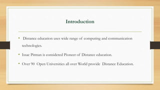 Distance learning | PPT