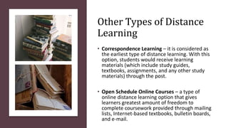 Distance Learning | PPTX