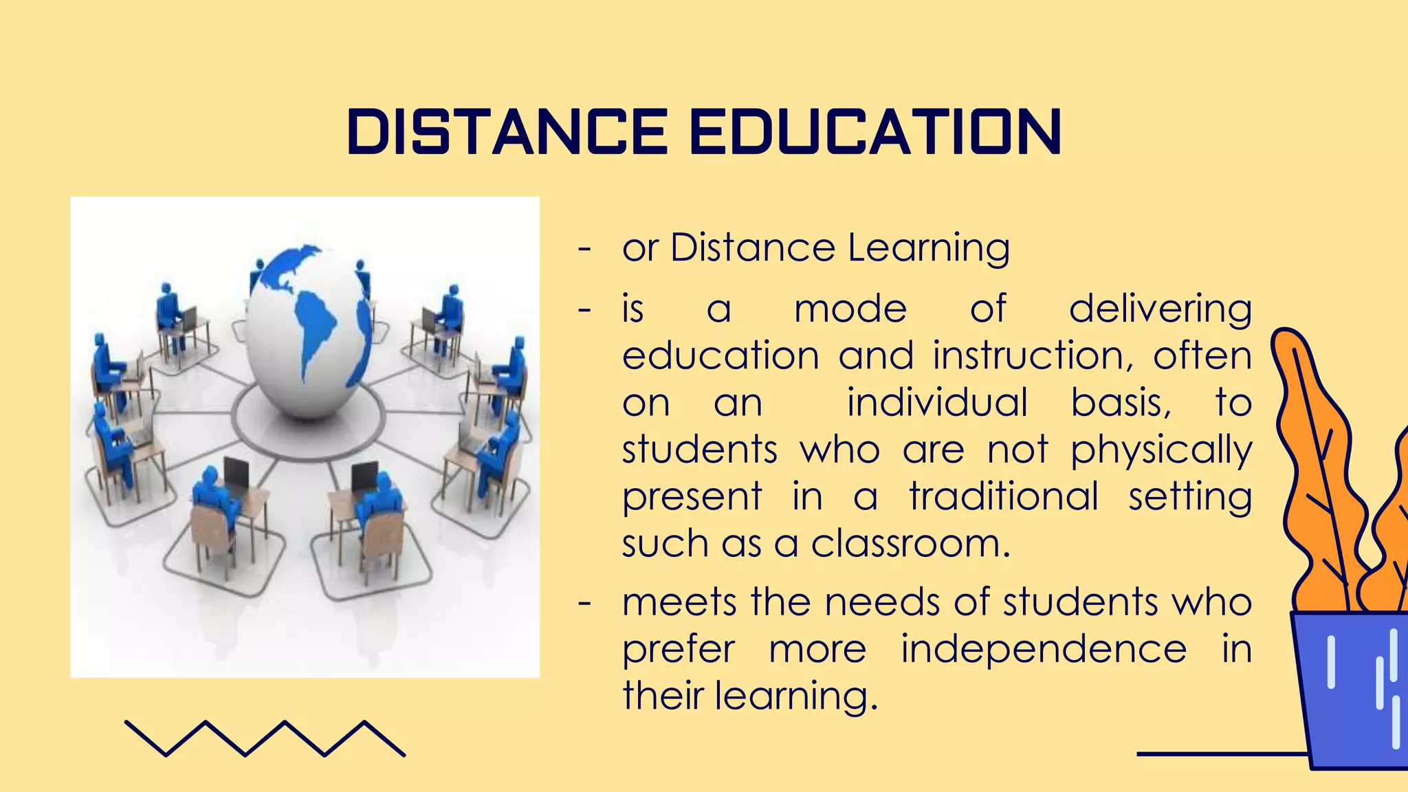 Distance Learning.pptx | Online Education | Education