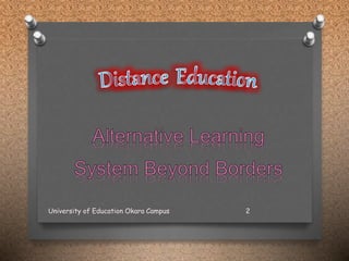 Distance Learning | PPTX